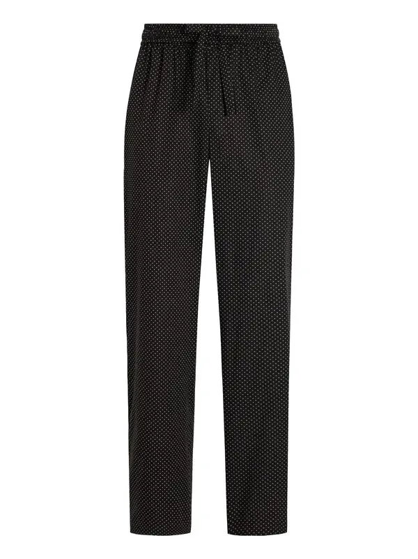 Dolce & Gabbana Micro-patterned Jogger Pants - Multicolor