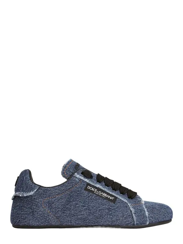 Dolce & Gabbana Denim Sneakers - Blue