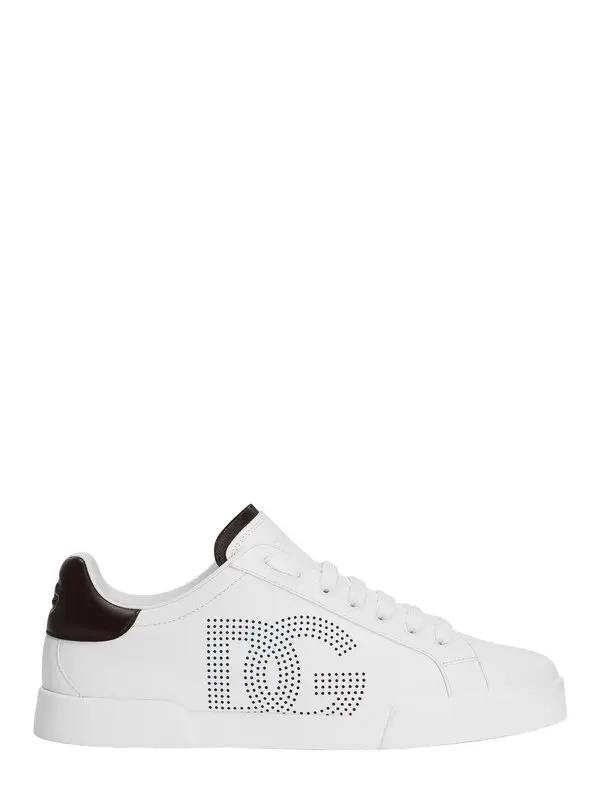 Dolce & Gabbana Printed Calfskin Nappa Strobel Portofino Light Sneakers Sneakers - Multicolor