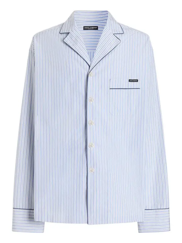 Dolce & Gabbana Striped Poplin Vanity Shirt Shirts - Multicolor