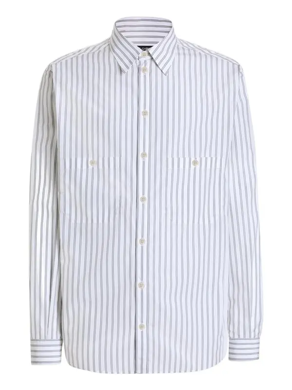 Dolce & Gabbana Striped Poplin Martini Shirt Shirts - Multicolor