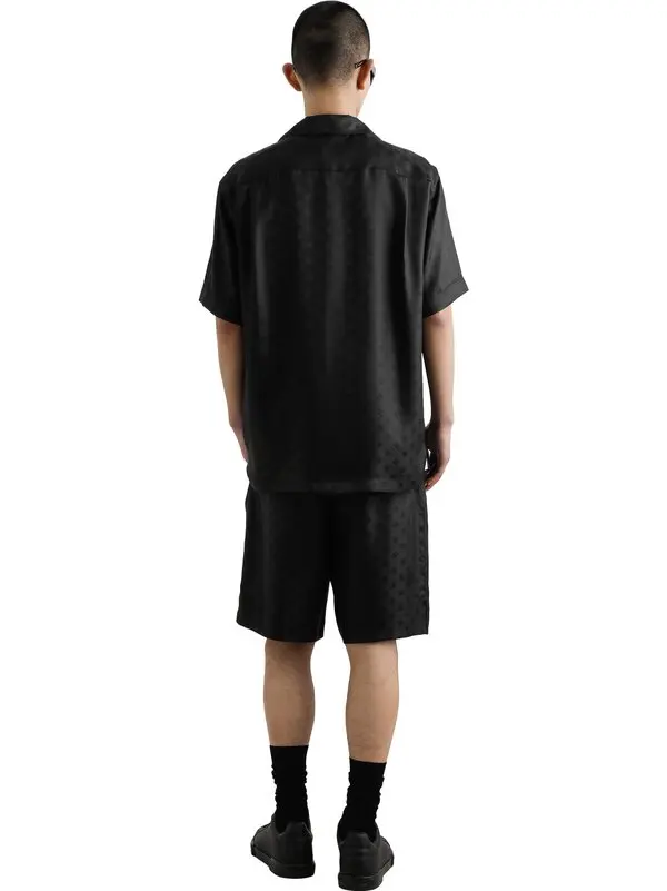 Dolce & Gabbana Dg Logo Jacquard Shorts - Black