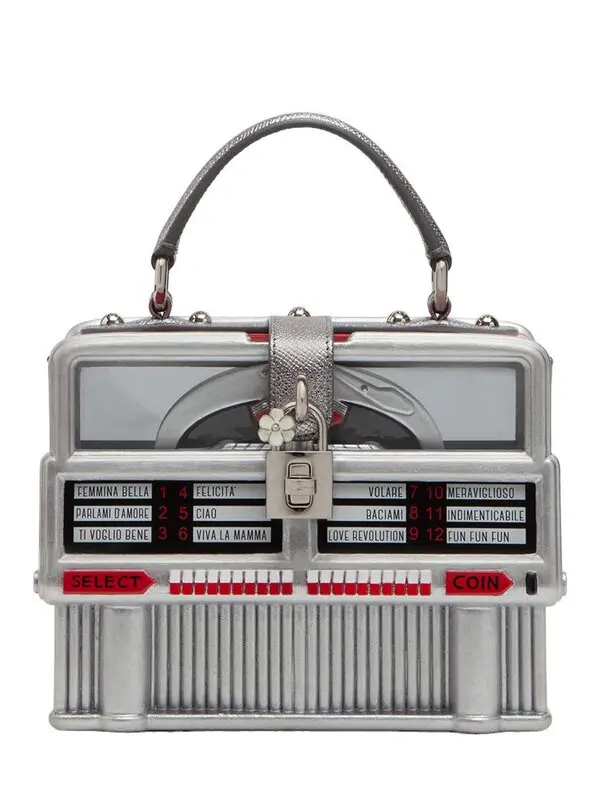 Dolce & Gabbana Juke-box Dolce Box Bag Handbags - Silver