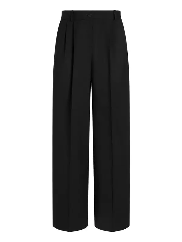 Dolce & Gabbana Wool Trousers - Black