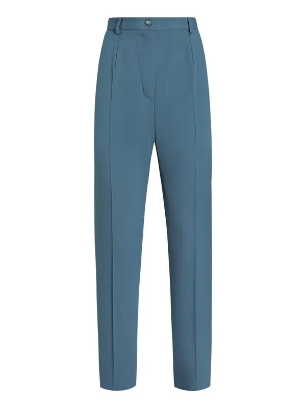 Dolce & Gabbana Wool Trousers Pants And Shorts - Blue