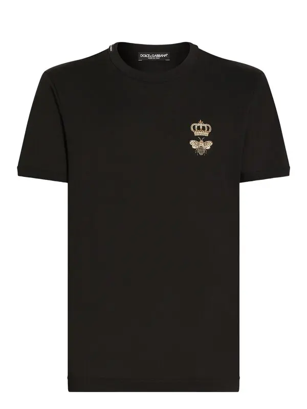 Dolce & Gabbana T-shirt M/corta Giro T-shirts And Polos Cotton - Multicolor