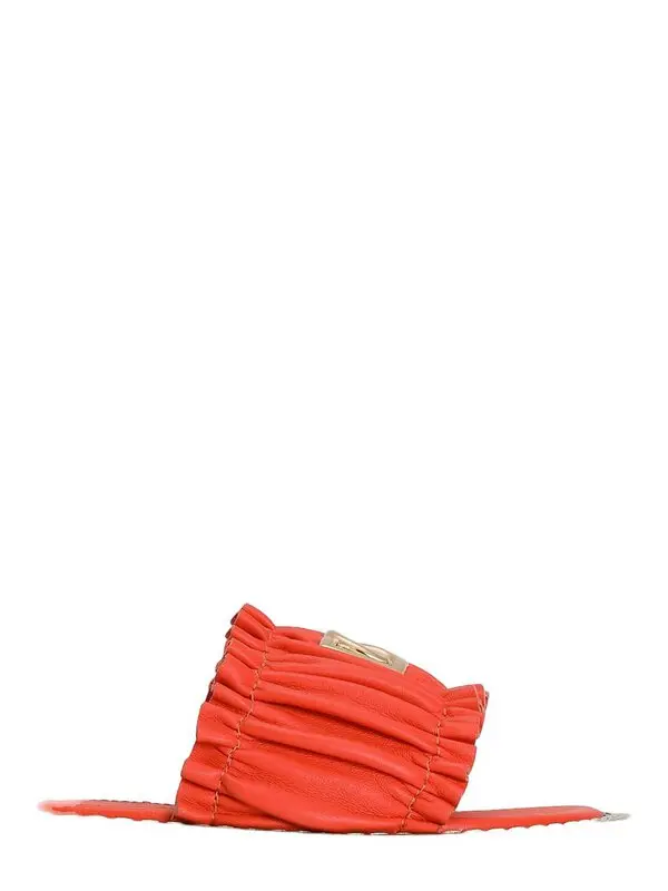 Dolce & Gabbana Ciabatta Flat Shoes Leather - Orange