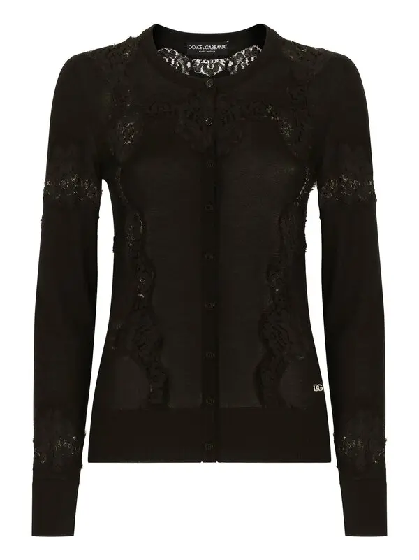 Dolce & Gabbana Cardigan C/bottoni Sweaters And Cardigans - Black