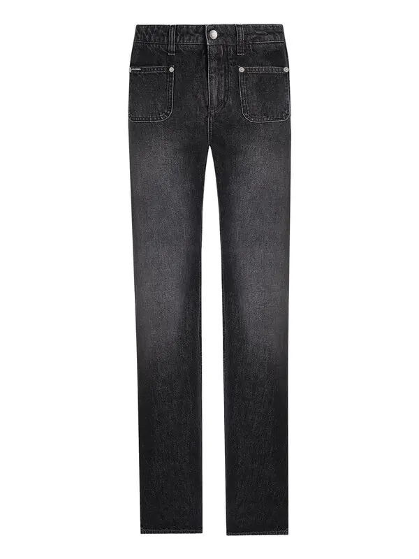 Dolce & Gabbana Flared Denim Jeans Denim And Jeans Multi-colored - Multicolor