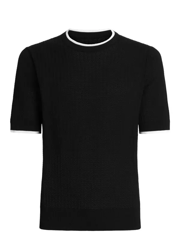 Dolce & Gabbana Cotton Crewneck Pullover - Black