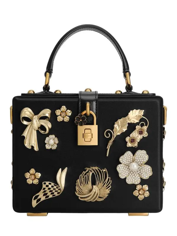 Dolce & Gabbana Dolce Box Handbag Handbags - Black