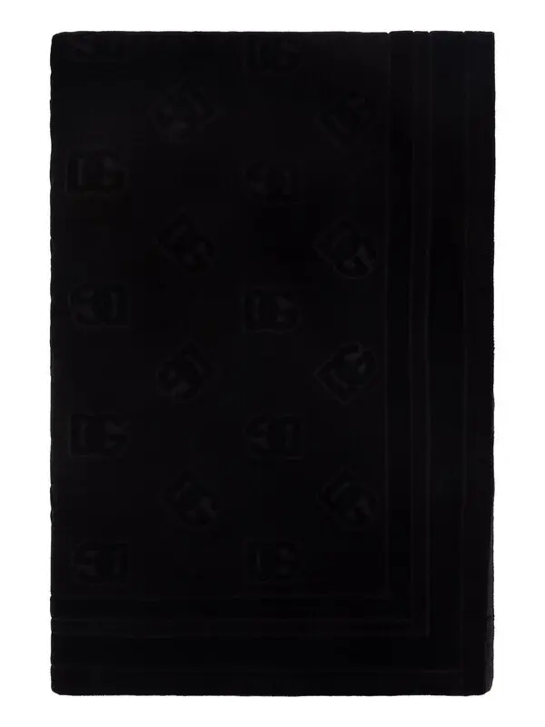 Dolce & Gabbana Telo Mare Jacquard Beachwear - Black