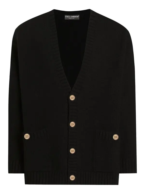 Dolce & Gabbana Wool Blend Cardigan - Multicolor