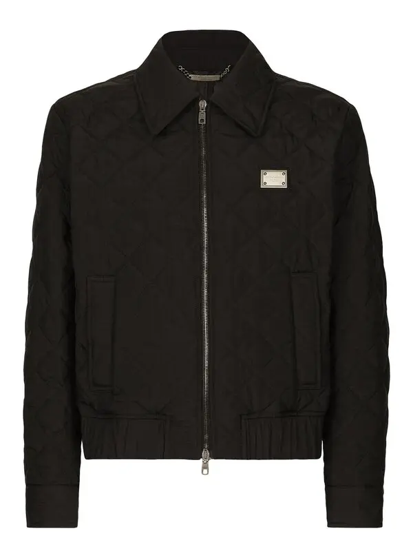 Dolce & Gabbana Quilted Jacket - Black