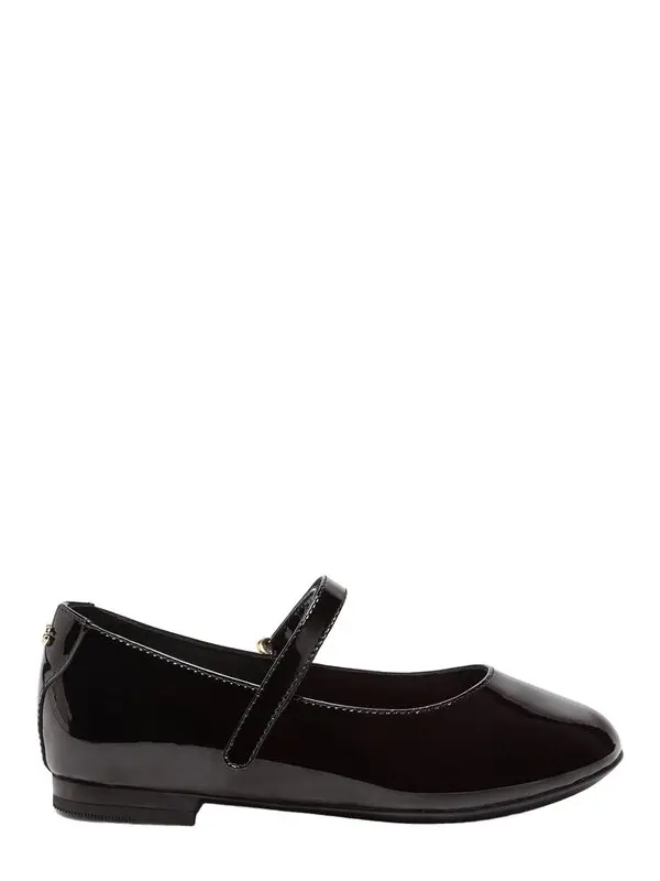 Dolce & Gabbana Leather Ballet Flats - Black