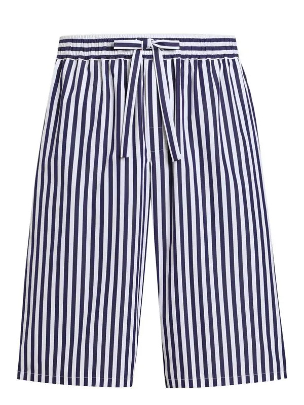 Dolce & Gabbana Striped Poplin Vanity Bermuda Shorts - Multicolor