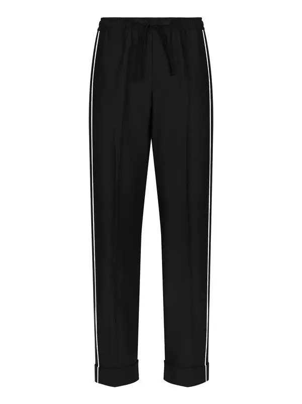 Dolce & Gabbana Wool Pants Pants And Shorts - Black