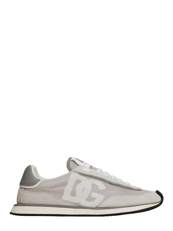Dolce & Gabbana Dg Cushion Mixed-material Sneakers - Grey