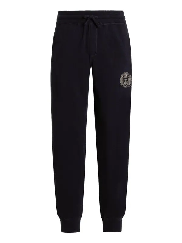 Dolce & Gabbana Smooth Cashmere Trousers Pants And Shorts - Blue