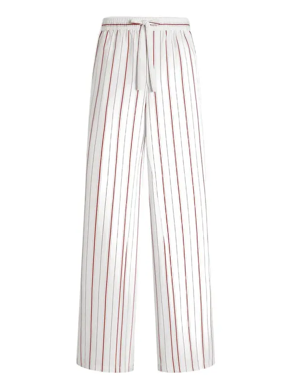 Dolce & Gabbana Striped Poplin Trousers Pants And Shorts Multi-colored - Multicolor