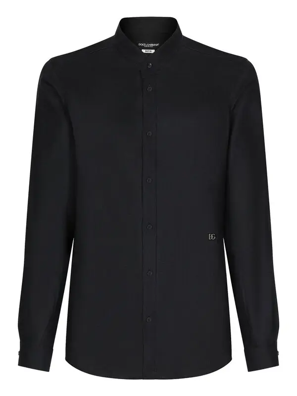 Dolce & Gabbana Camicia Shirts Linen - Blue