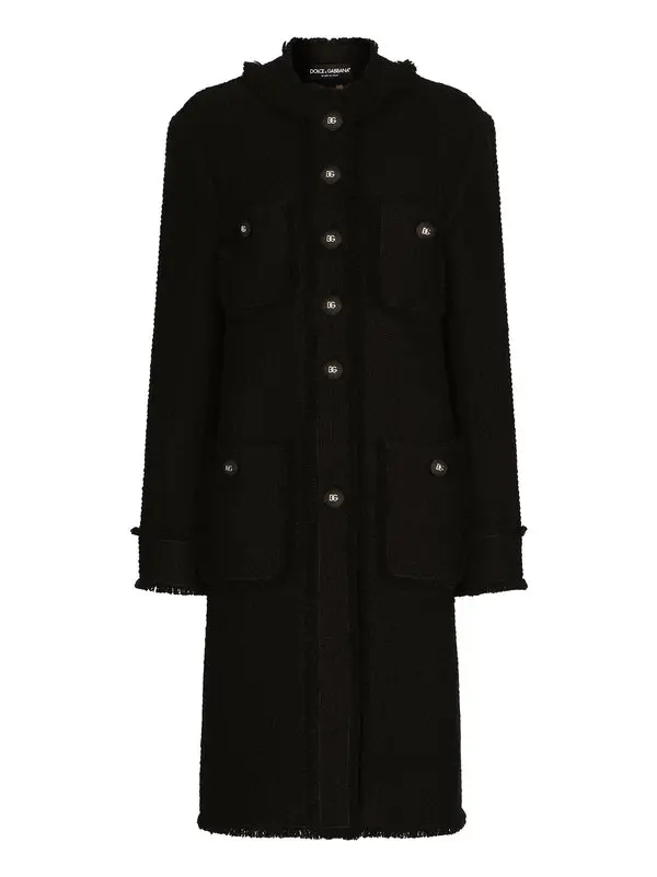 Dolce & Gabbana Cappotto Coats And Jackets - Black