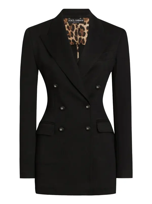 Dolce & Gabbana Giacca Blazers Viscose - Black