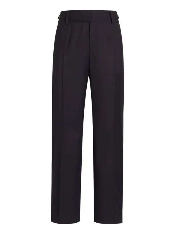 Dolce & Gabbana Virgin Wool Trousers - Blue