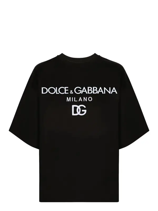 Dolce & Gabbana T-shirt M/corta Giro T-shirts And Sweatshirts - Black