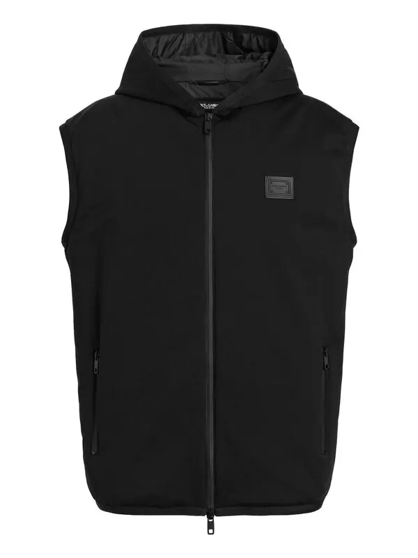 Dolce & Gabbana Quilted Nylon Down Jacket - Black