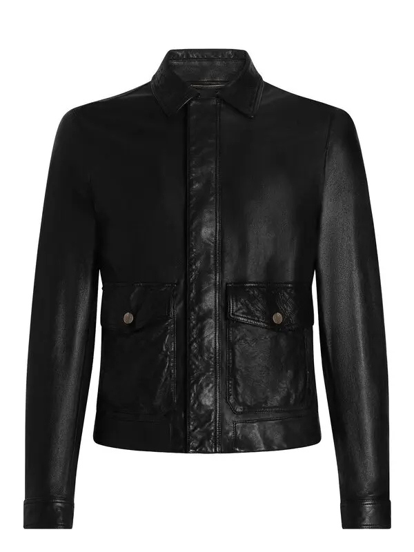 Dolce & Gabbana Leather Vest - Black
