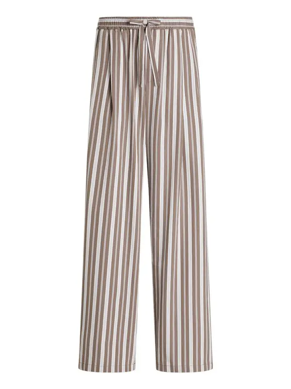 Dolce & Gabbana Striped Poplin Trousers - Multicolor