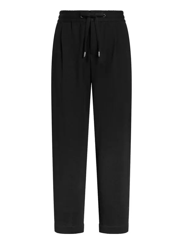 Dolce & Gabbana Jersey Jogging Trousers Pants And Shorts - Black