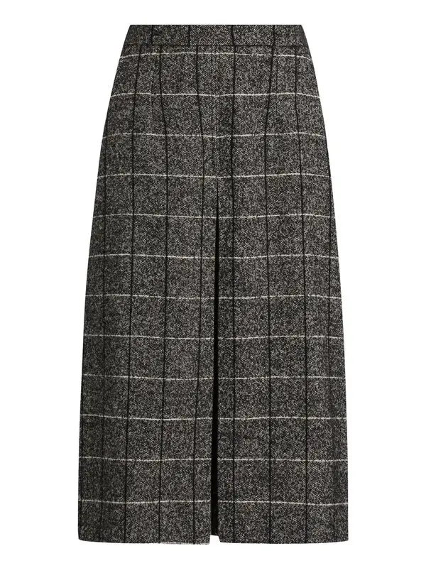 Dolce & Gabbana Wool Blend Check Skirt Skirts - Multicolor