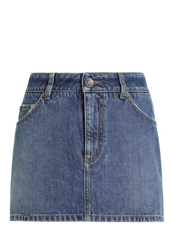 Dolce & Gabbana Denim Skirt - Multicolor