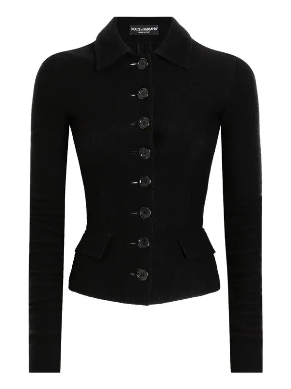 Dolce & Gabbana Single-breastedwool Cloth Jacket Blazers - Black