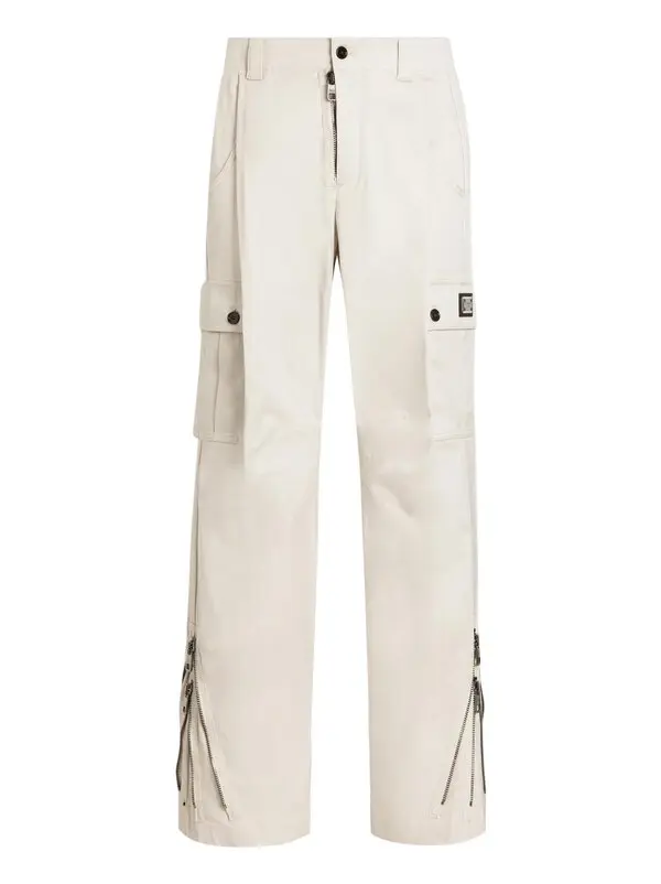 Dolce & Gabbana Gabardine Trousers - Beige