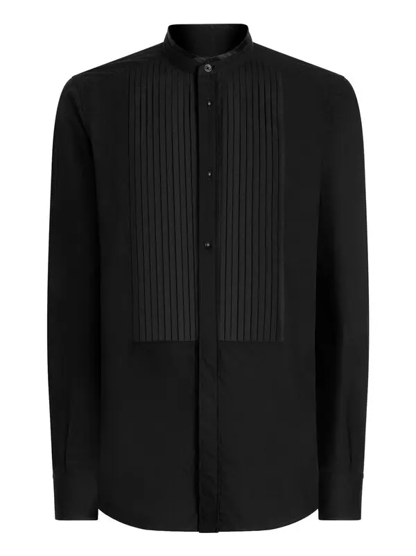 Dolce & Gabbana Supima Cotton Gold Shirt Shirts Cotton - Black