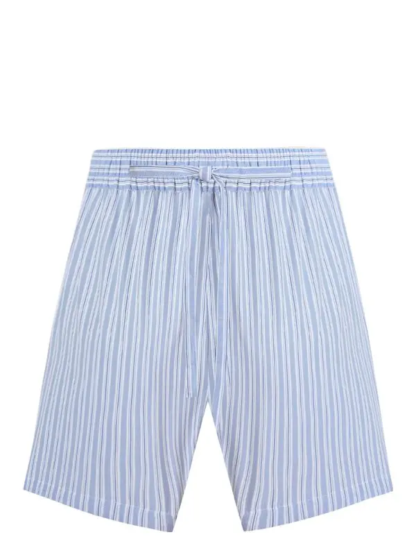 Dolce & Gabbana Striped Poplin Shorts Pants And Shorts - Multicolor