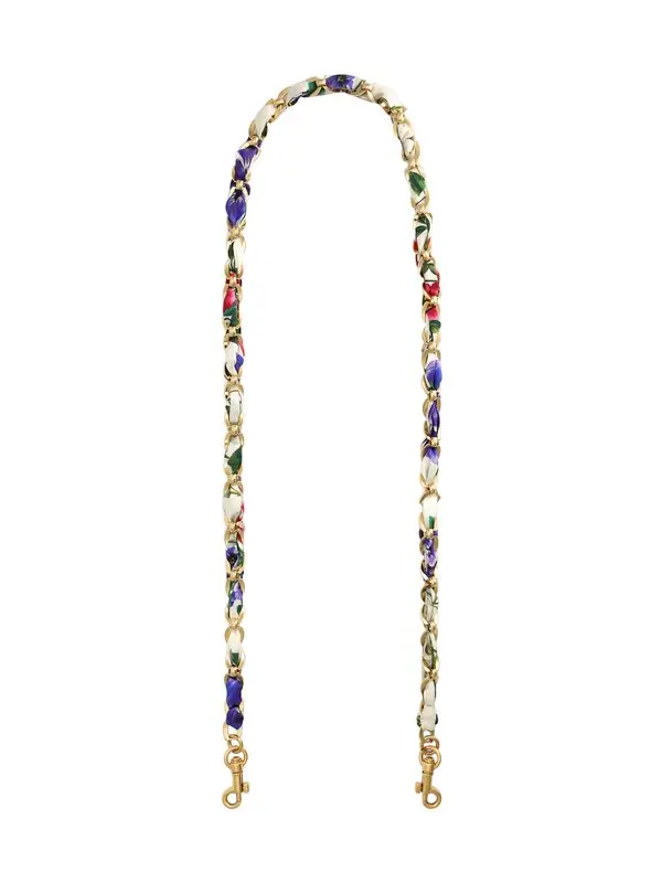 Dolce & Gabbana Bejeweled Chain Strap - Print