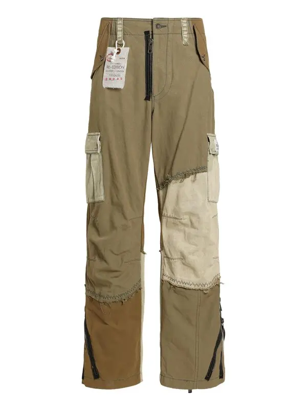 Dolce & Gabbana Cotton Patchwork Trousers - Multicolor