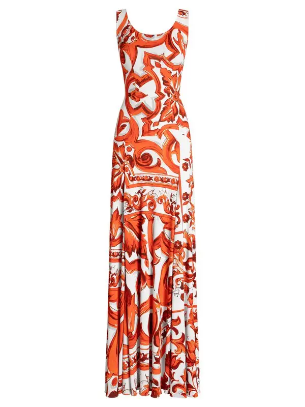 Dolce & Gabbana Lace Midi Dress - Multicolor