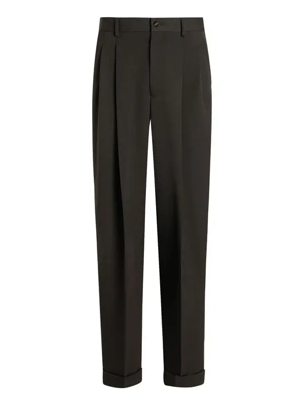 Dolce & Gabbana Pantalone Pants And Shorts Multi-colored Wool - Multicolor