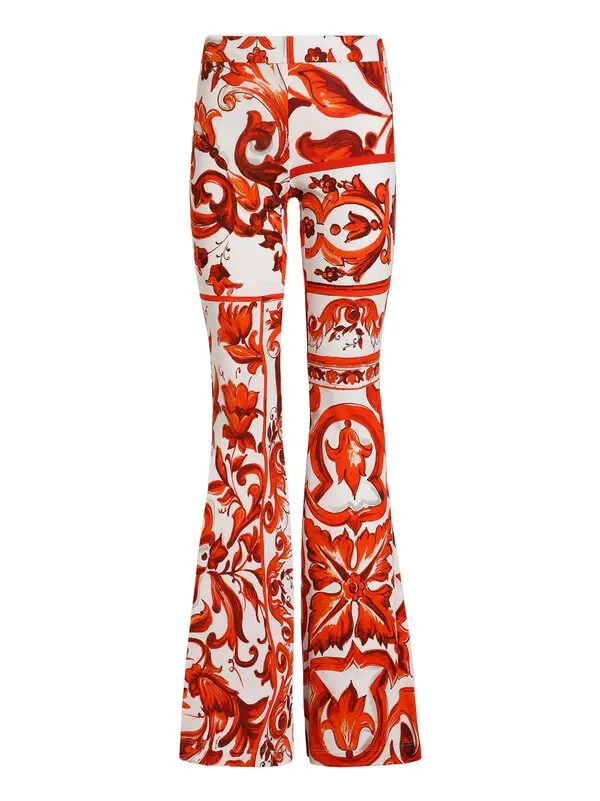 Dolce & Gabbana Brocade Trousers - Multicolor