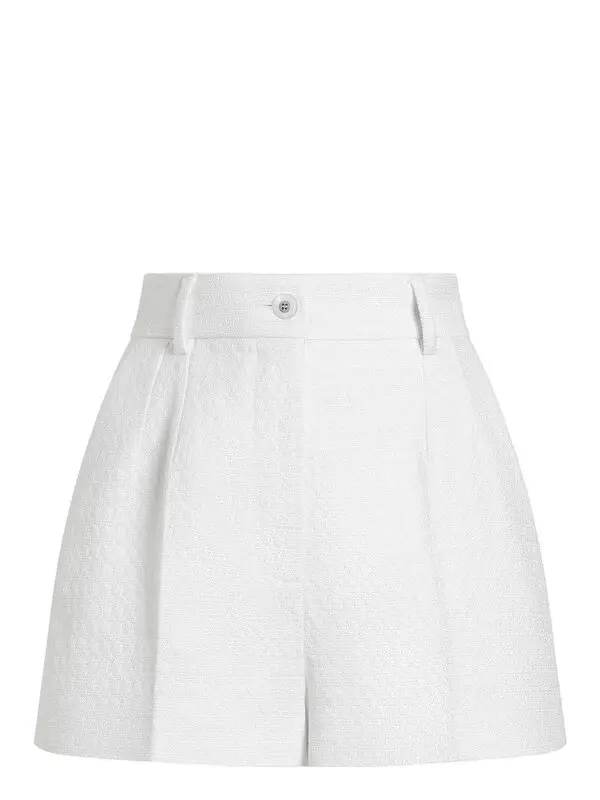 Dolce & Gabbana Brocade Trousers - White