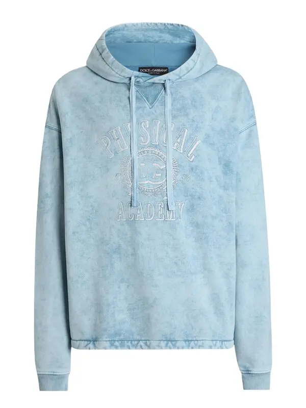 Dolce & Gabbana Cotton Sweatshirt With Vintage Finish Sweatshirts Multi-colored - Multicolor