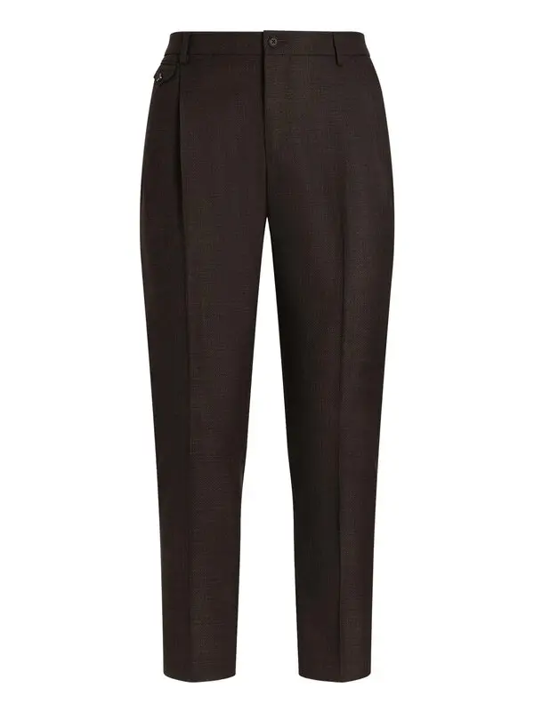 Dolce & Gabbana Wool Trousers - Multicolor