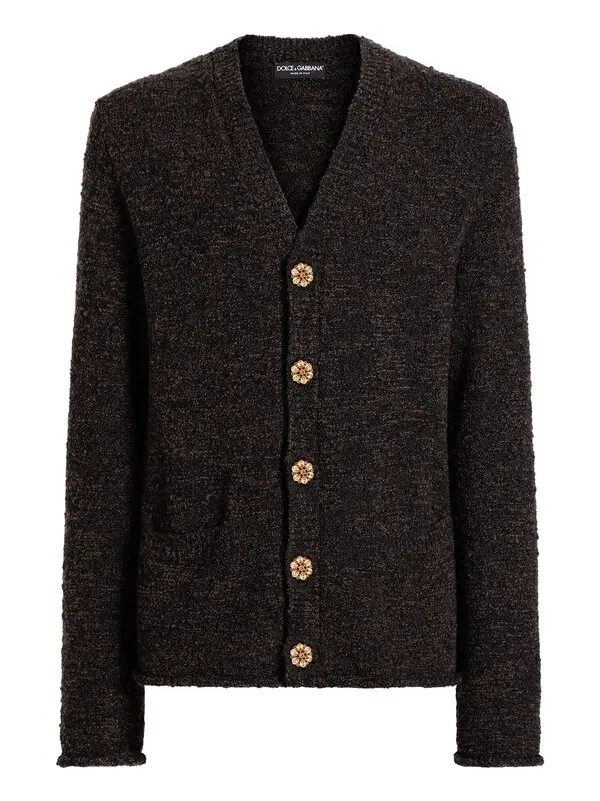 Dolce & Gabbana Virgin Wool Cardigan - Multicolor