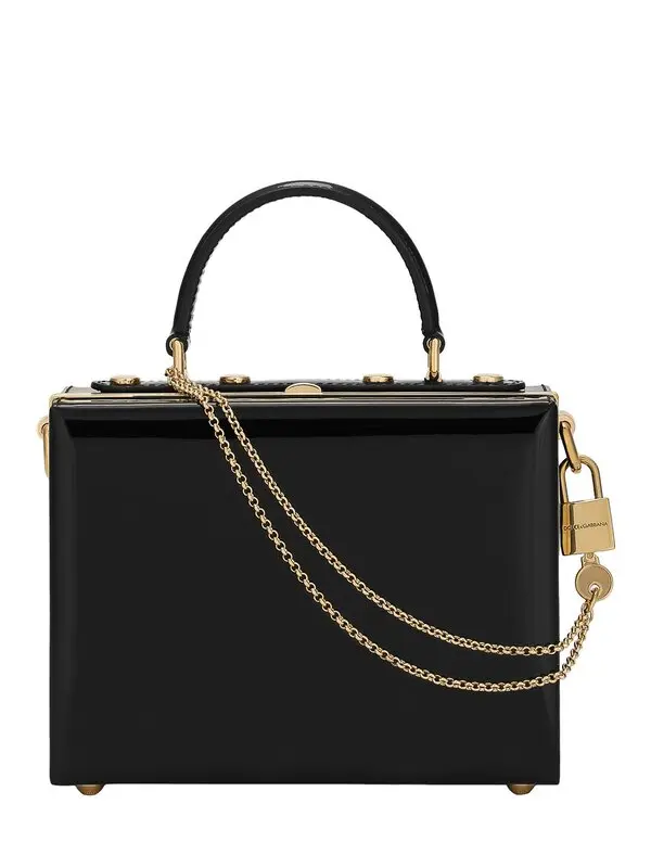 Dolce & Gabbana Dolce Box Handbag Handbags Leather - Black