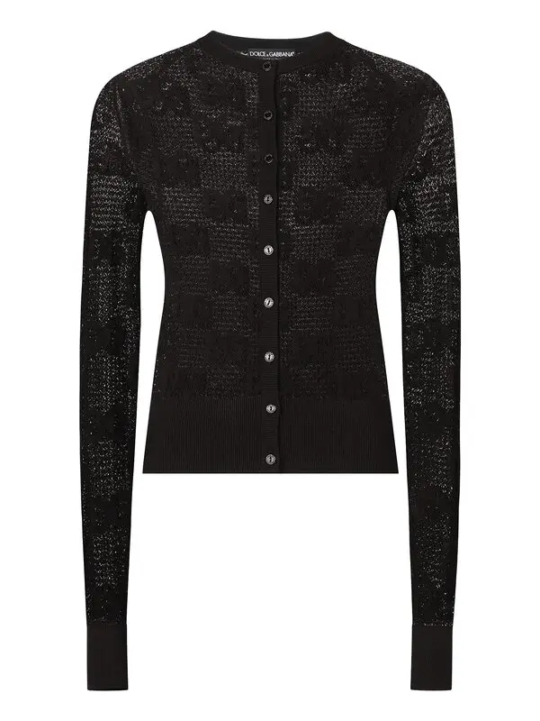 Dolce & Gabbana Cardigan C/bottoni Sweaters And Cardigans - Black